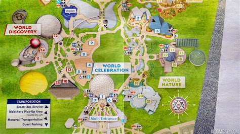 New Epcot Park Map Removes Mention Of Play Pavilion Worksheets Library