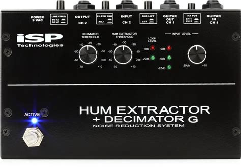 ISP Technologies Hum Extractor Decimator G Noise Reduction System Reviews Sweetwater