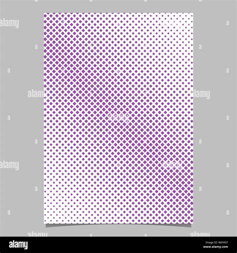 Halftone Diagonal Square Pattern Background Poster Template With