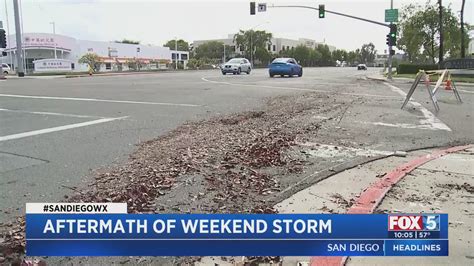 Aftermath Of Weekend Storm Fox 5 San Diego And Kusi News