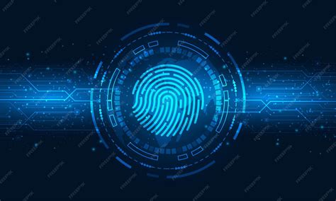 Premium Vector Abstract Vector Finger Scan For Private Or Security System Designshow Your