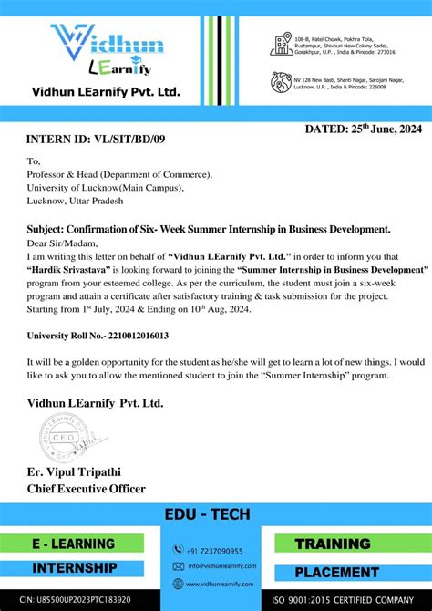 Hardik Srivastava On Linkedin All Thanks To Vidhun Learnify For