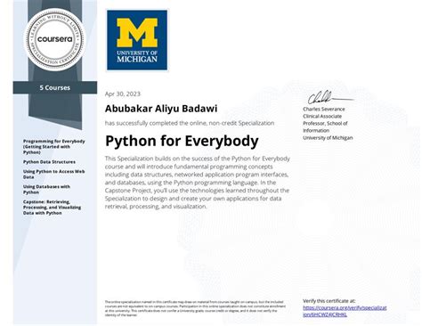 abubakar aliyu badawi on linkedin pythonforeverybody coursera pythonprogramming dataanalysis…