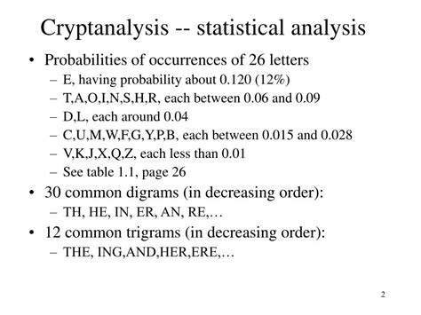 PPT Cryptanalysis PowerPoint Presentation Free Download ID