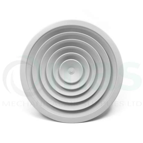 Small Format Circular Diffuser Without Damper