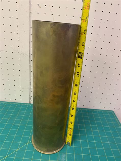 Large Brass Shell Casing 105mm Schmalz Auctions
