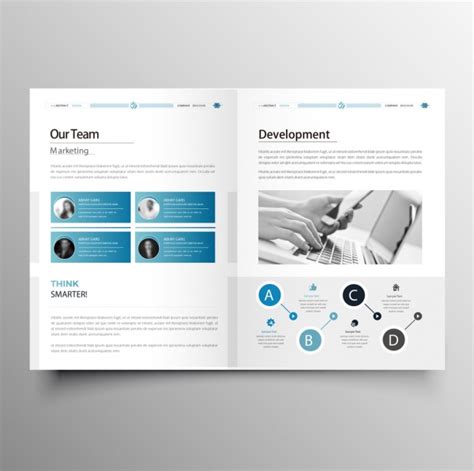 우아한 회사 브로셔 템플릿 벡터 기타 무료 벡터 무료 다운로드