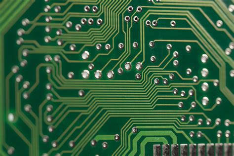 무료 이미지 과학 기술 선 녹색 매크로 간판 경기장 자취 윤곽 전자 제품 미로 경마장 그것 회로들 칩 구성 요소 Datailaufnahme