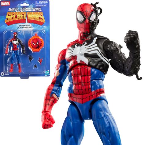 Secret Wars Marvel Legends Series Spider Man Alien Costume 6 Inch