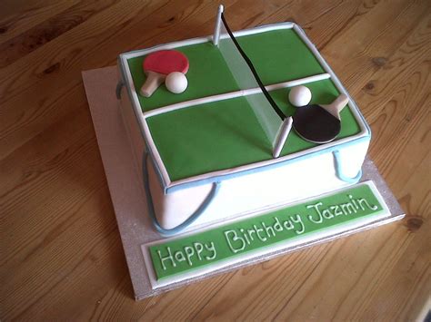 Table Tennis Cake