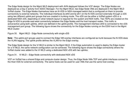 Nsx Edge Node Design Vmware Cloud Foundation On Vxrail Architecture Guide Vcf 52 On Vxrail