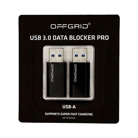 Offgrid Usb Data Blocker Type A 2 Pack Pure Usb Data Blocker For Cell Phones