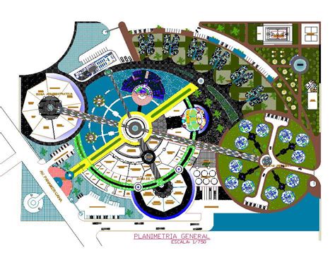 General Plan Detail Of An Area Cad Block Layout File In Autocad Format