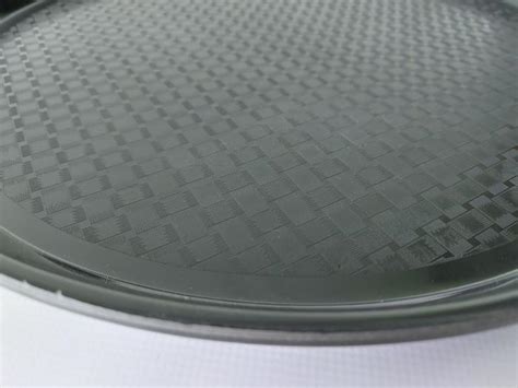 Поднос пластиковый круглый для столовой Разнос пластмассовый для кафе D ...