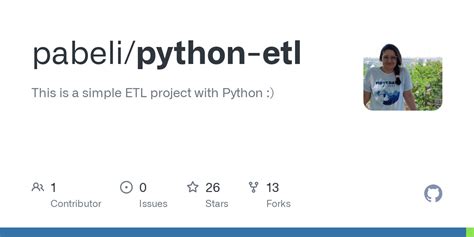 Github Pabelipython Etl This Is A Simple Etl Project With Python