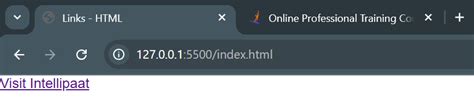 Html Links Hyperlinks Intellipaat