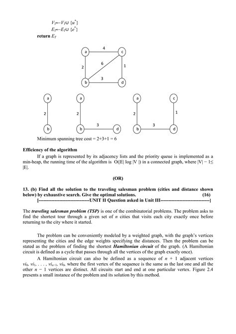 Cs6402 Design And Analysis Of Algorithms May June 2016 Answer Key Pdf