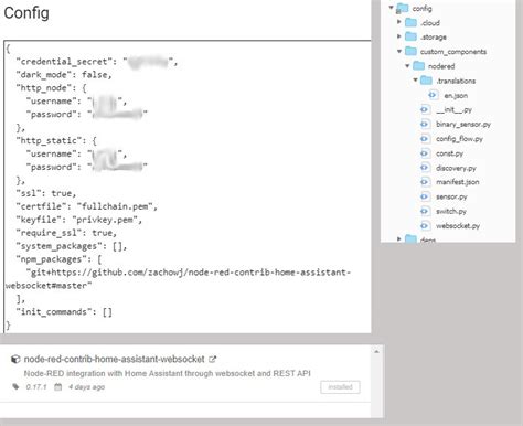 Custom Component For Node Red Contrib Home Assistant Websocket Node