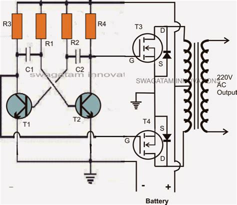 How To Design An Inverter Theory And Tutorial Homemade Circuit Projects