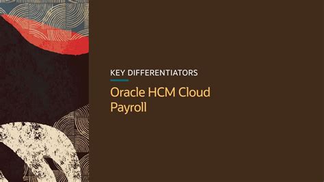 Product Essentials Oracle Hcm Cloud Payroll Quest Oracle Community
