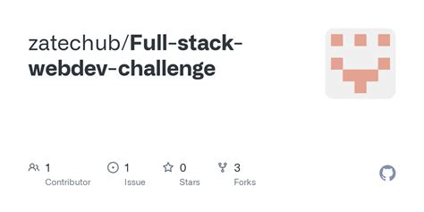 Github Zatechubfull Stack Webdev Challenge