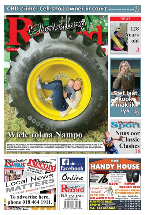 Klerksdorp Record May Digital DiscountMags Com