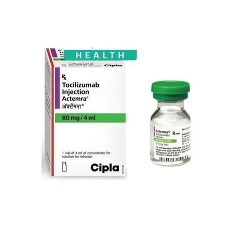 Liquid 80 Mg Tocilizumab Injection At Best Price In Mumbai Map Chem Pvt Ltd