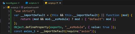 ما سبب المشكلة التالية عند استخدام axios مع typescript ؟ جافا سكريبت