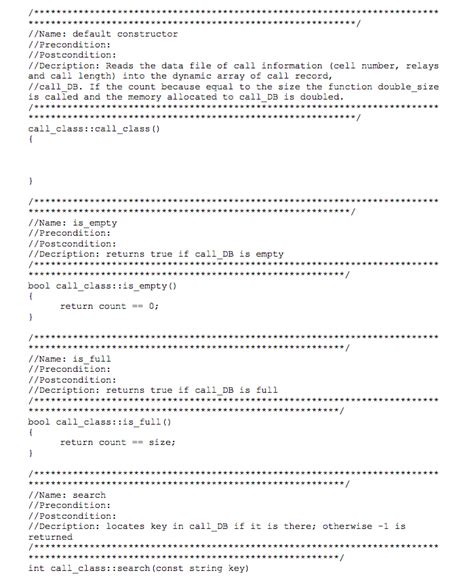Solved You Will Modify Your Implementation Of Call Class