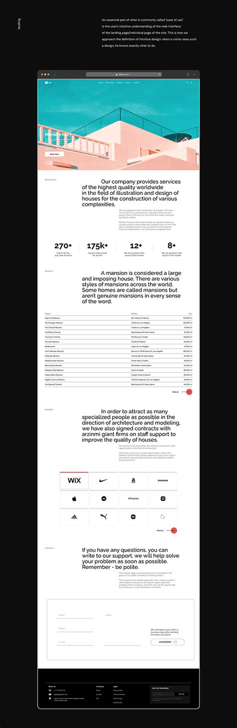 3d Lab Web Design In Minimalist Style On Behance