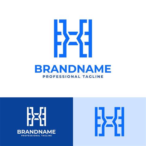 Letter H Code Logo Suitable For Business Related To Code With H Initial Stock Vector