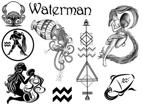 Waterman Sterrenbeeld Tattoos