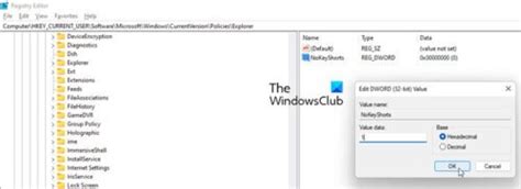how to disable keyboard shortcuts on windows 11 10