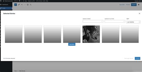 Block Stories Selector Styling Issues · Issue 12620