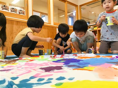 造形遊びを楽しみました 遊美保育園 さいたま市認可保育園