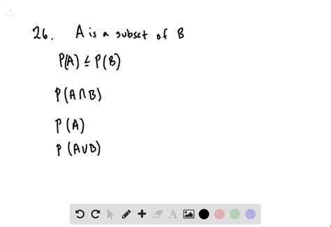 Solved Show That If One Event A Is Contained In Another Event B Ie