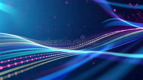 Abstract Digital Wave Flow Of Colorful Particles Stock Footage Video Of Concept Color 333228550