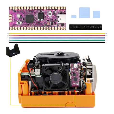 picoboot pi pico board ipl replacement modchip rp2040 usb type c 16mb