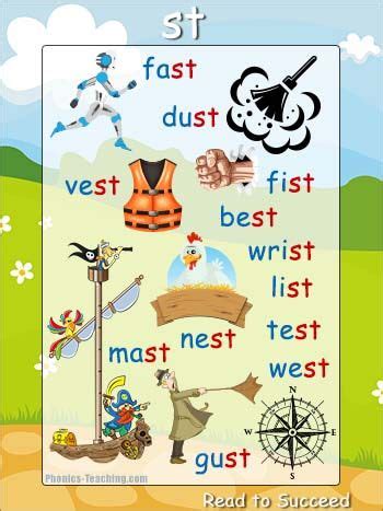 St Words Free Printable Word Ending Poster Great For Word Walls Artofit