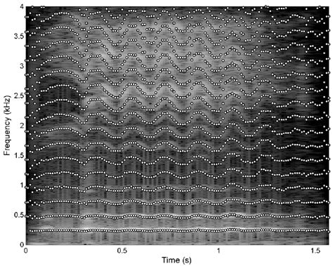 7 Spectrogram Of A Soprano Singing With Vibrato Mean Pitch 237 Hz