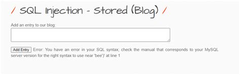 Bwapp Sql Injection Serdar Daşdemir