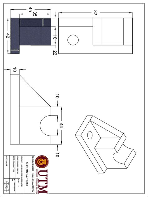 3d Cad Class Activity Assignment 1 Pdf