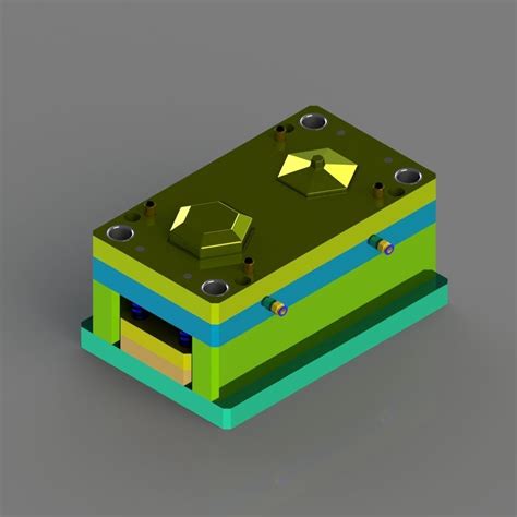 Plastic Injection Mold 3d Model Animated Cgtrader