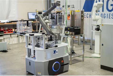 Mobile Cobot Palletizing Machine Atg Technologies
