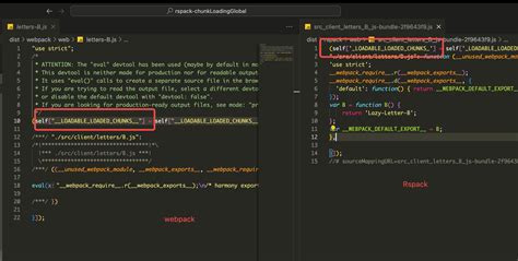 Output ChunkLoadingGlobal Can T Handle String Like Xxx Issue