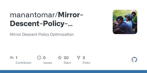 Github Manantomarmirror Descent Policy Optimization Mirror Descent Policy Optimization