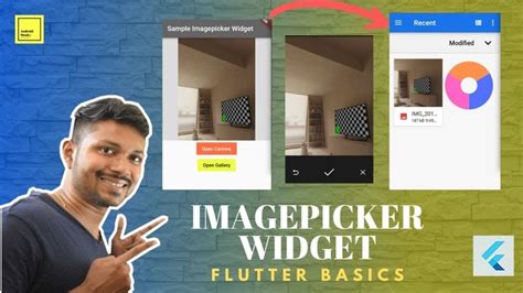 flutter imagepicker widget use camera gallery to pick images videos