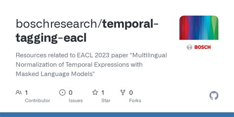 GitHub Boschresearch Temporal Tagging Eacl Resources Related To EACL 2023 Paper Multilingual
