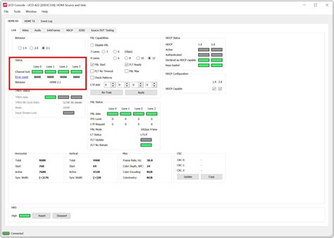 Test Visualization In UCD Console GUI Unigraf