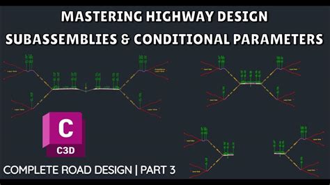 Mastering Highway Design Subassemblies And Conditional Parameters In